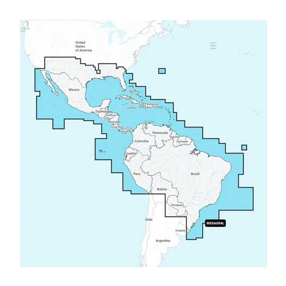Garmin Navionics+™ NSSA004L - Mexico, the Caribbean to Brazil - Inland ...